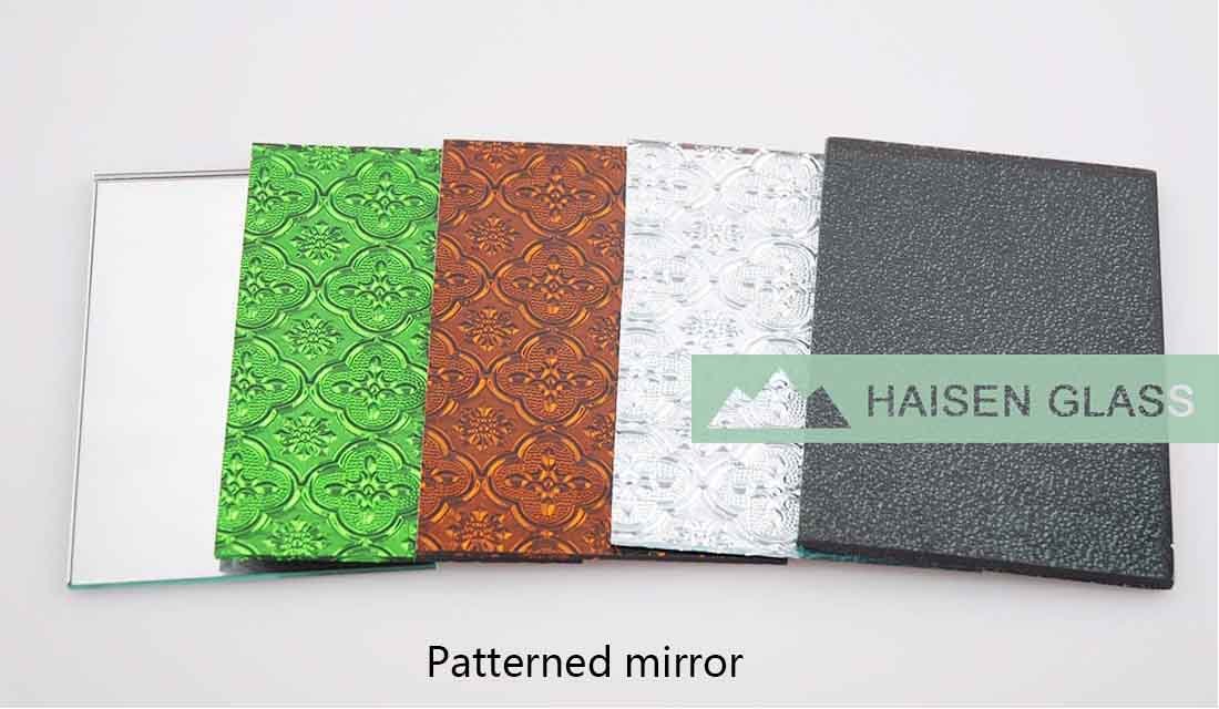 patterned mirror,patterned mirror glass,mirror on patterned wallpaper